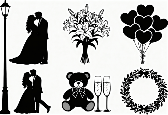 Cute Black Fox Silhouette Clipart Bundle Graphic by rabiulalam97677 ...