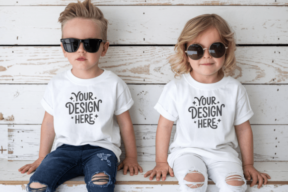 Front and Back Bella Canvas 3001T Mockup Graphic by POD Mockup SHop ...