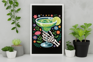 Skeleton Margarita PNG, Funny Skull Hand Graphic by TechPeak Crafts ...