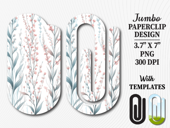 Pastel Coquette Ribbon Jumbo Paperclip Graphic by SAVA STORE · Creative ...