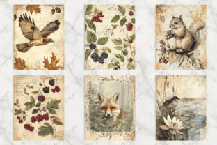 Nature-Inspired Junk Journal Designs Graphic by CUTTING DESIGNCrafts ...