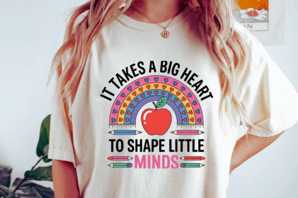 6 Teacher Shirt Designs Png Svg Designs & Graphics