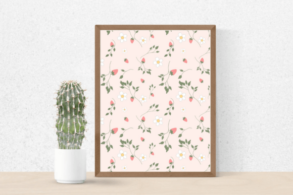 86 Cottagecore Strawberry Designs & Graphics