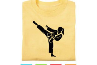 Karate Girl SVG, Karate Girl DXF, Karate Graphic by Resal4019 ...