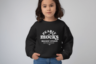 Gildan 18000B Kids Sweatshirt Mockup 36 Graphic by Pearly Mocks ...