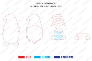 Layered Easter Gnome SVG · Creative Fabrica