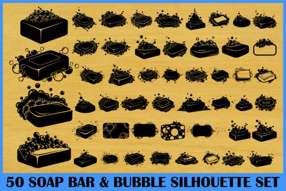 Soap Bubbles SVG Silhouette SVG Bundle Graphic by teescripts · Creative ...