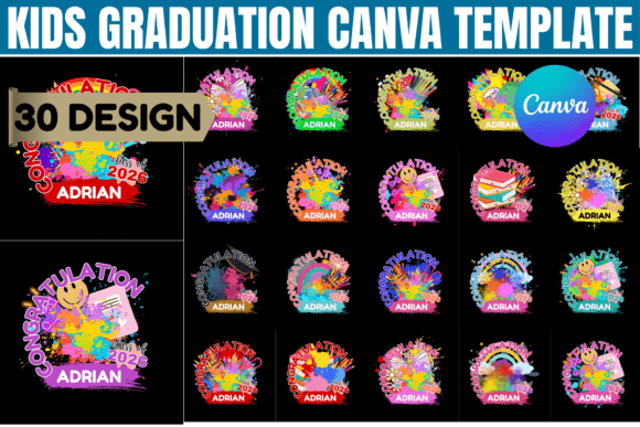 4 2026 Kids Graduation Designs & Graphics