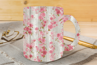 Pink Shabby Chic Junk Journal Background Graphic by Creative River ...