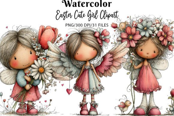 5227 Girl Clipart Designs & Graphics