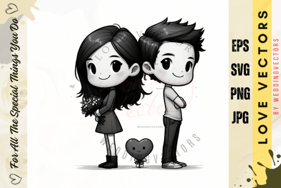 Weddingvectors - 11006068 Graphic by LoveVectors · Creative Fabrica