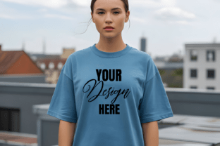 Gildan 5000 Oversized T-shirt Mockup Graphic by Mockups Verse Pro ...
