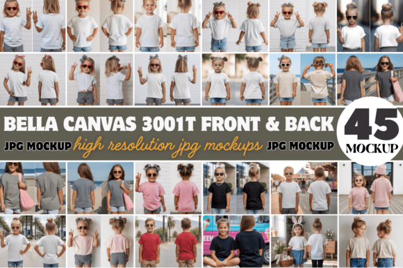 Gildan 5000 T-Shirt Mockup Bundle Graphic by Real POD Mockups ...