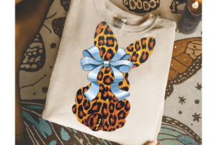 Happy Easter Png,Oil Paint Leopard Bunny Graphic by Bee.design ...