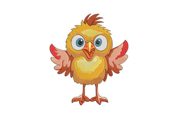 Cute Bird Machine Embroidery Design File · Creative Fabrica