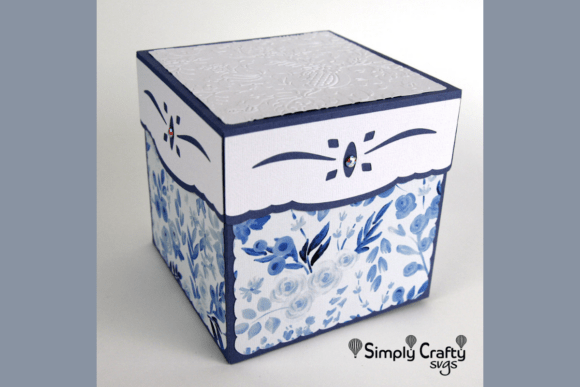 Large Square Gift Box SVG · Creative Fabrica
