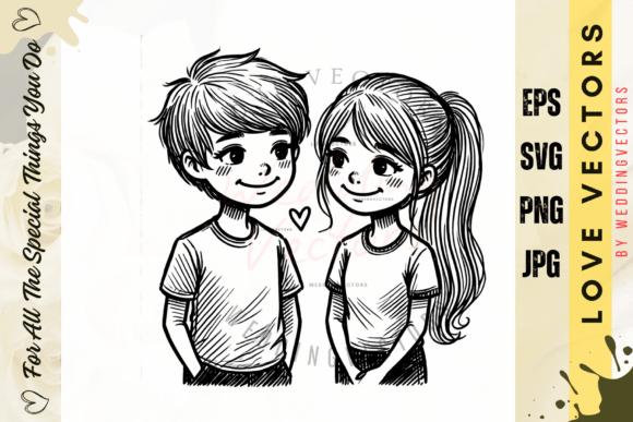 Weddingvectors - 11006068 Graphic by LoveVectors · Creative Fabrica