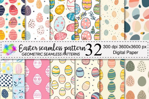 Summer Beach Seamless Digital Paper Graphic by Lazy Panda · Creative ...