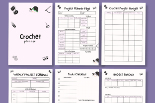 Ultimate Crochet Planner Template Canva Graphic by Templates by amleyy ...