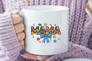 Autism Awareness Mama Puzzle PNG Graphic by Design Station · Creative ...