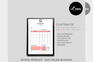 Editable Report Card, Homeschool Report Graphic by Gfx Shaown ...