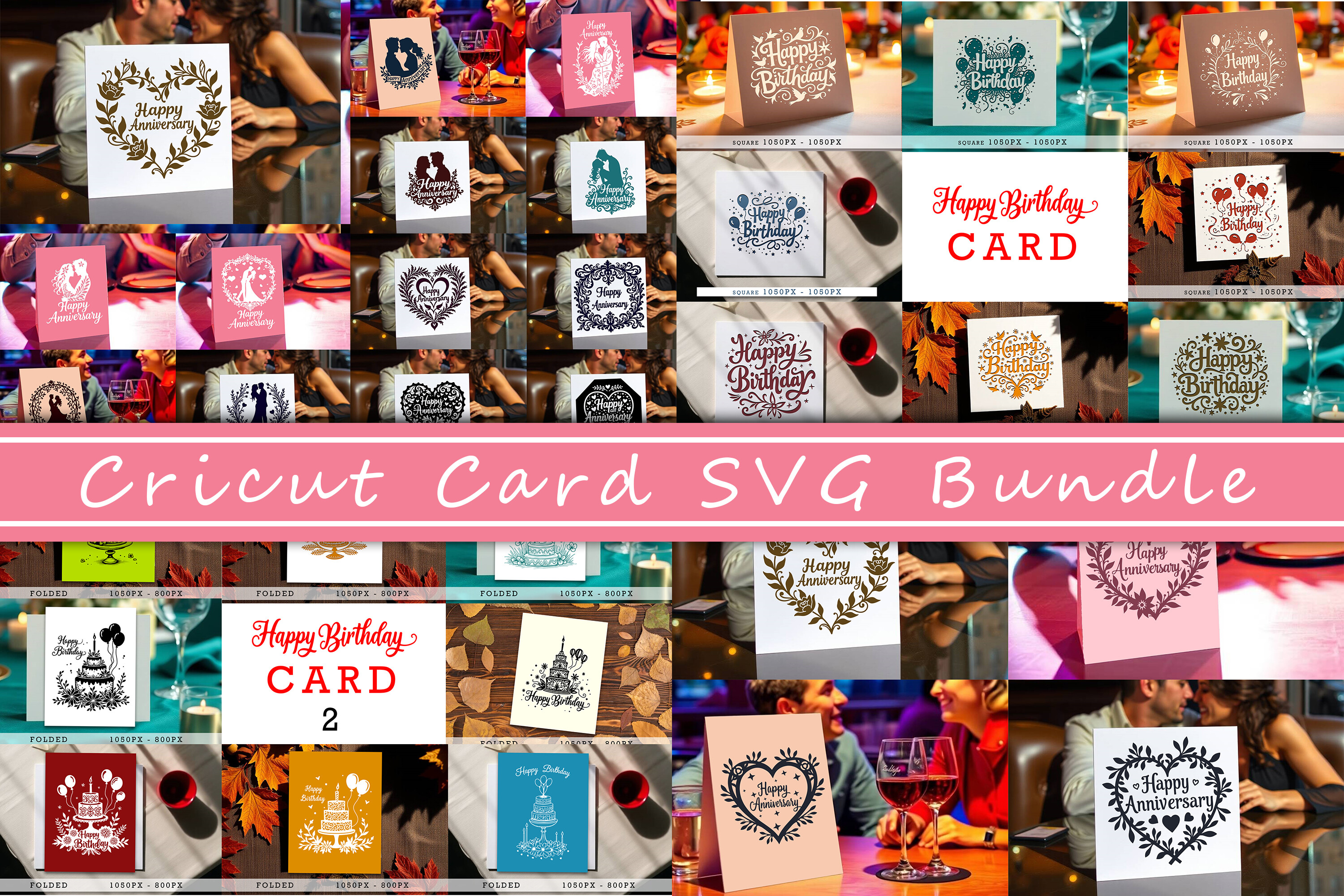Cricut Card SVG Bundle · Creative Fabrica