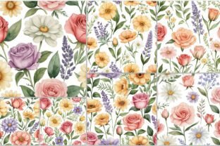 20 Seamless Floral Pattern Graphic by TheQuietHomeCo · Creative Fabrica