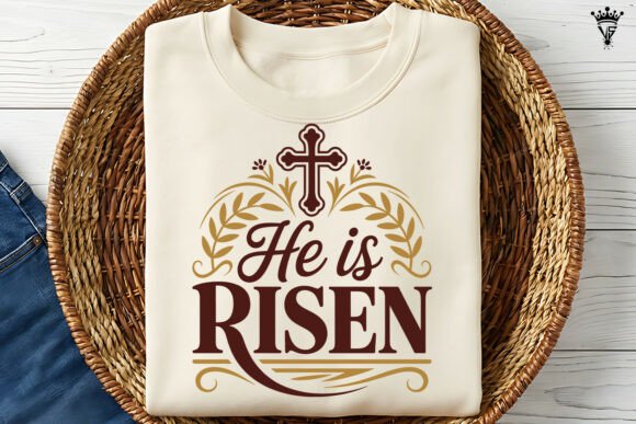He is Risen SVG | Christian Easter SVG Graphic by Vector-Studio16 ...