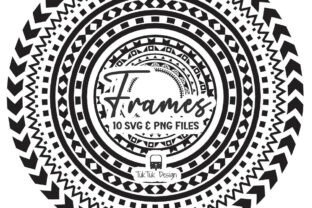 Circle Border Frames Pattern SVG & PNG Graphic by TukTuk Design ...