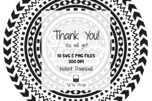 Circle Border Frames Pattern SVG & PNG Graphic by TukTuk Design ...