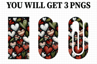 Love Heart Valentines Jumbo Paperclip Graphic by DIGITAL FOX · Creative ...
