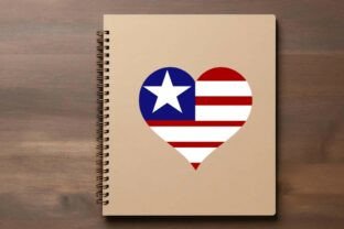 Patriotic American Heart Graphic by Vector Vault · Creative Fabrica