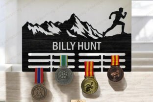 Custom Name Medal Hanger Laser Cut File · Creative Fabrica