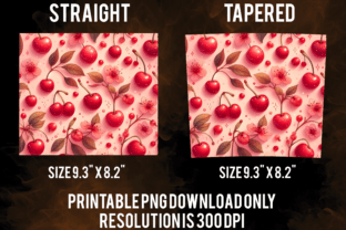 Sweet Pink Cherry Fruit Tumbler Wrap Graphic by Ayla Prints · Creative ...