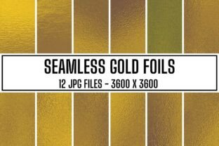 Gold Foil Digital Paper - No Seamless Graphic by boy.banana · Creative ...