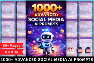 📱1000+ Advanced Social Media AI Prompts Grafika przez Mahira Pro ...
