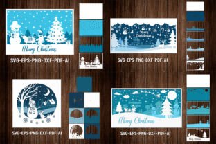 Christmas Shadow Box SVG Bundle · Creative Fabrica