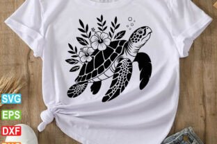 Floral Turtle Svg, Flower Turtle Svg Graphic by designraw · Creative ...