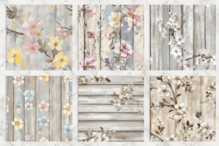 Rustic Spring Flower Patterns Graphic by CUTTING DESIGNCrafts ...