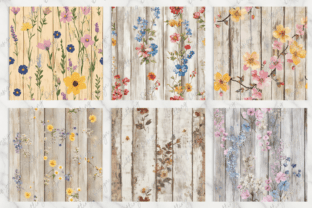 Rustic Spring Flower Patterns Graphic by CUTTING DESIGNCrafts ...