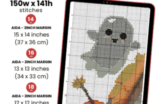 🎃Halloween Cottage Cross Stitch Pattern Graphic by StitchMyHeart ...