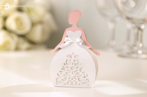 Wedding Gown Favor SVG · Creative Fabrica