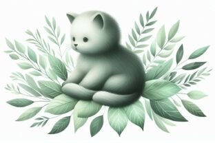 Cream Jungle Serenity Graphic by Creativeguru · Creative Fabrica