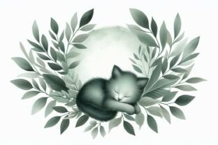 Cream Jungle Serenity Graphic by Creativeguru · Creative Fabrica