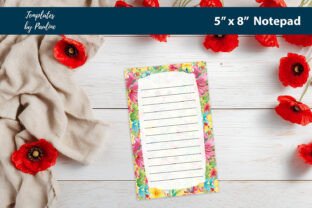 Spring Cat Printable Notepad Template Graphic by Templates by Pauline ...