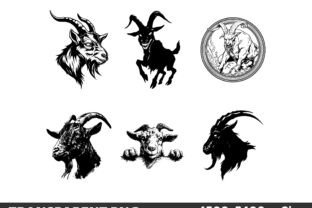 Evil Goat SVG PNG Bundle, Devil Goat PNG Graphic by Embro Queens ...