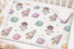 Kids Space Seamless Pattern Pack Graphic by ivect · Creative Fabrica
