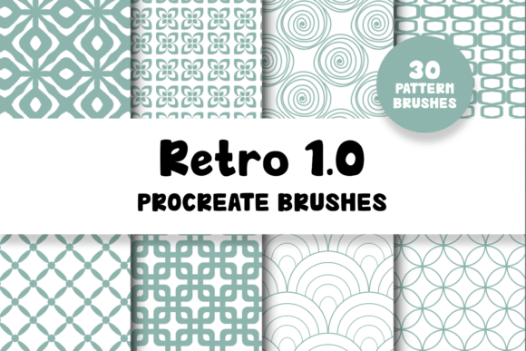Retro 1.0 Procreate Brushes Graphic by designavmad · Creative Fabrica