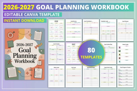 2026-2027 Goal Planning Workbook Graphic by KDP GALLERY · Creative Fabrica