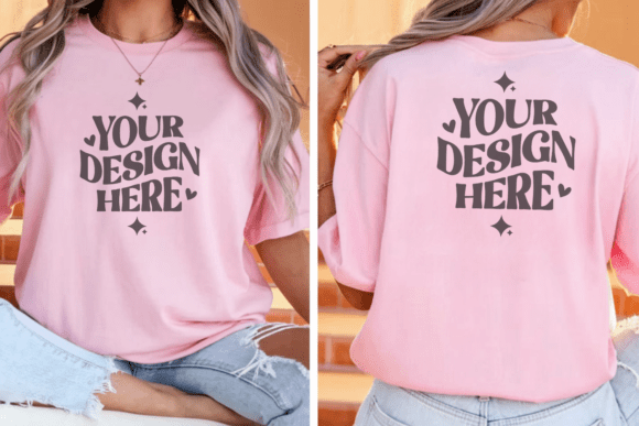 Comfort Colors 3023CL Butter Mockup Graphic by Styled Stock Mock ...